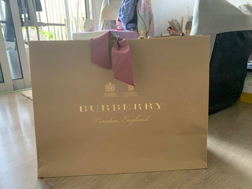 burberry packaging bag