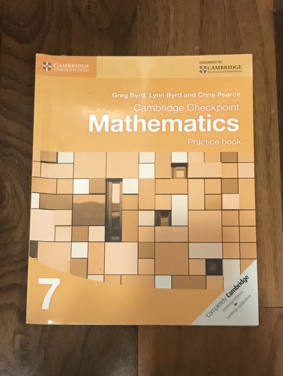 Cambridge Checkpoint Mathematics Practice Book 7, Hobbies & Toys, Books ...