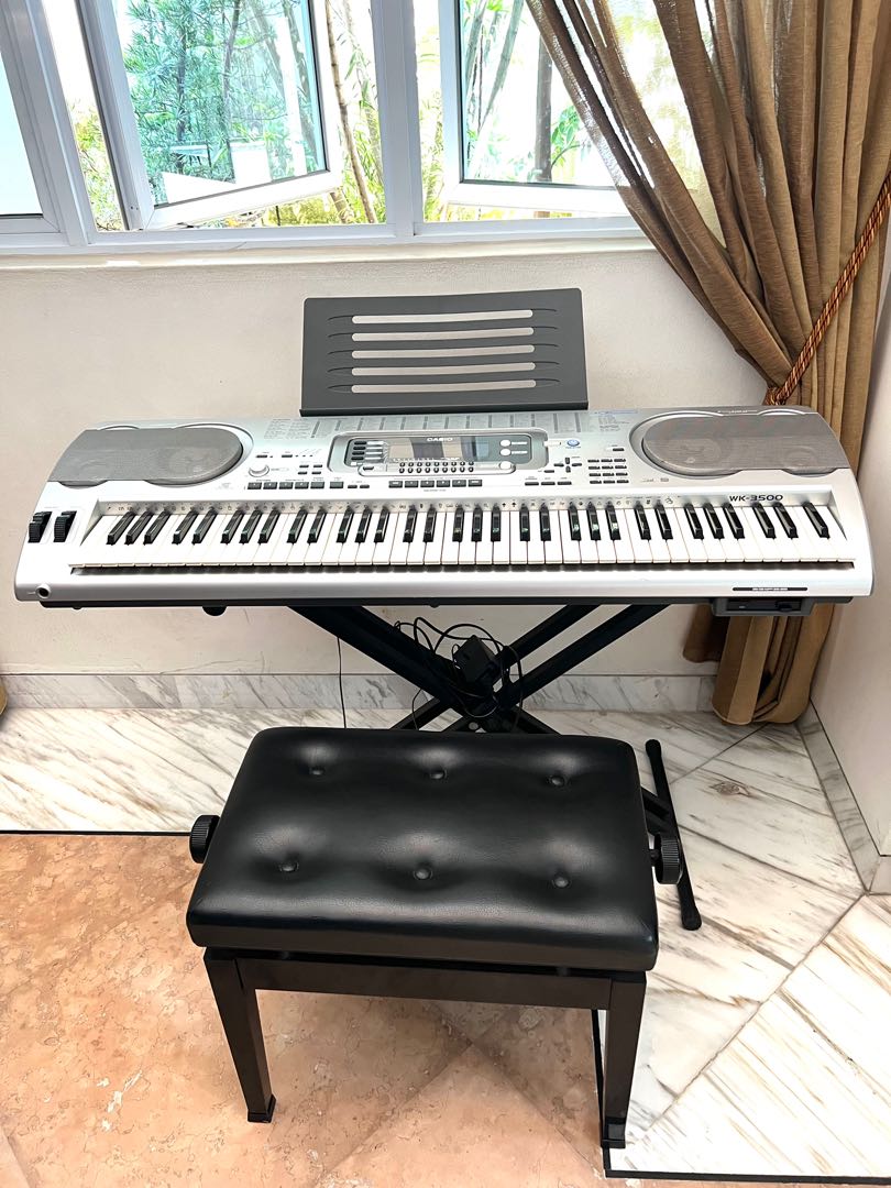 Casio WK3500 electronic keyboard, Hobbies & Toys, Music & Media ...