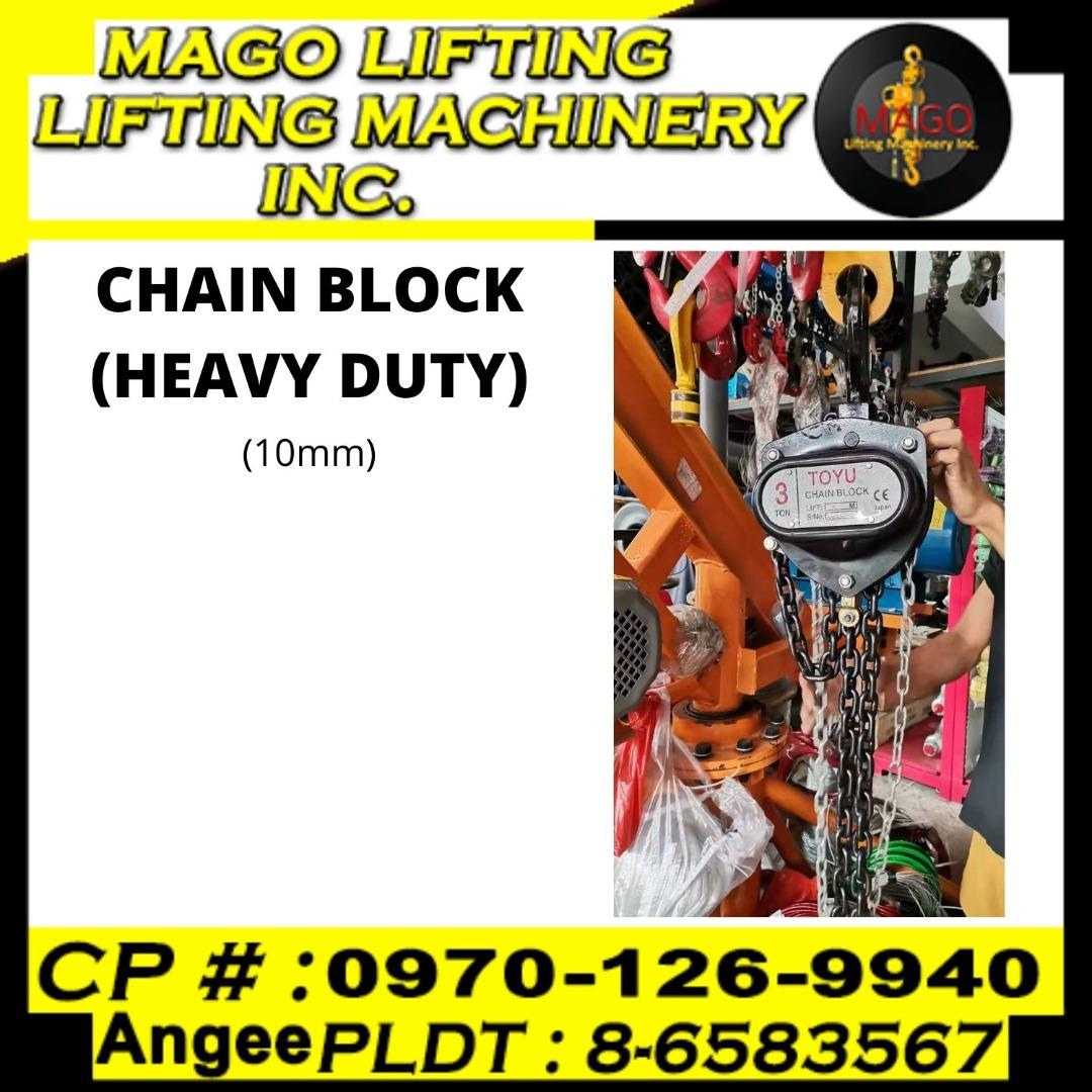 Chain Block (Heavy Duty), Commercial & Industrial, Construction Tools ...