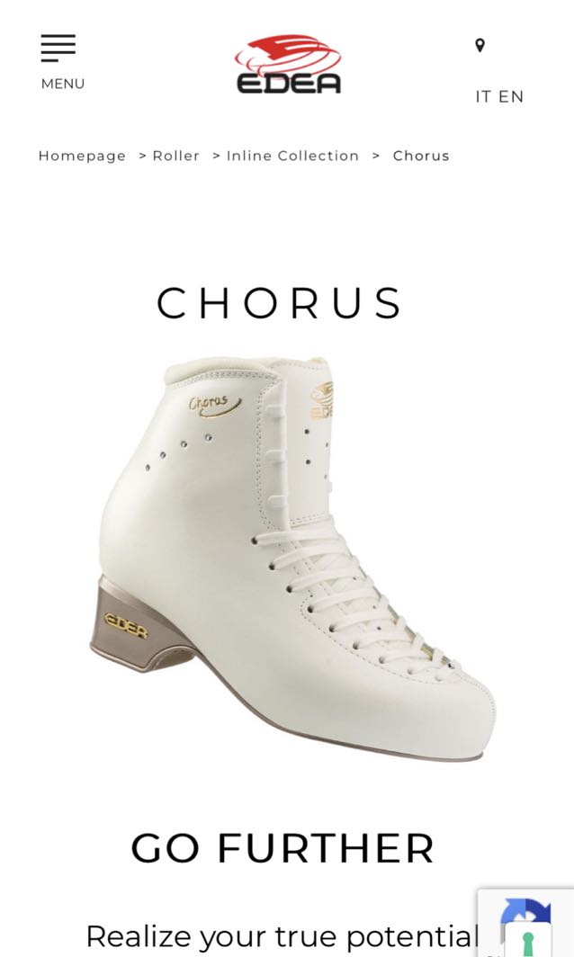 Chorus EDEA boots and blade, Sports Equipment, Sports & Games, Skates ...