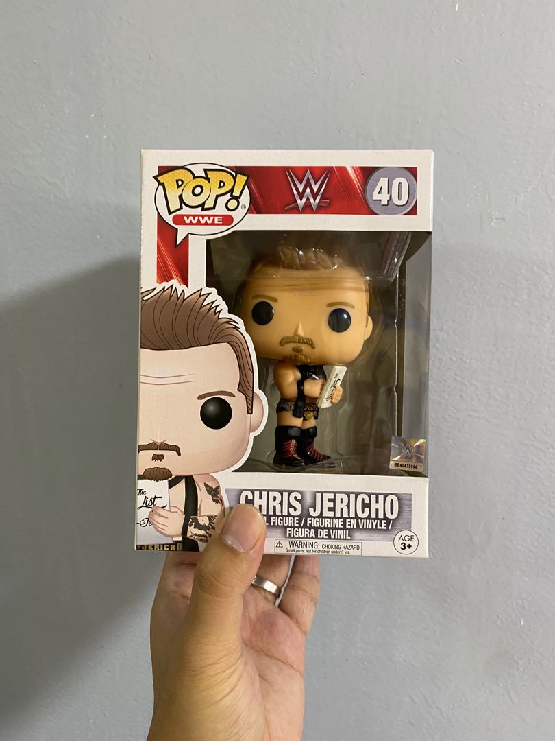 Chris Jericho Funko pop #40, Hobbies & Toys, Toys & Games on Carousell