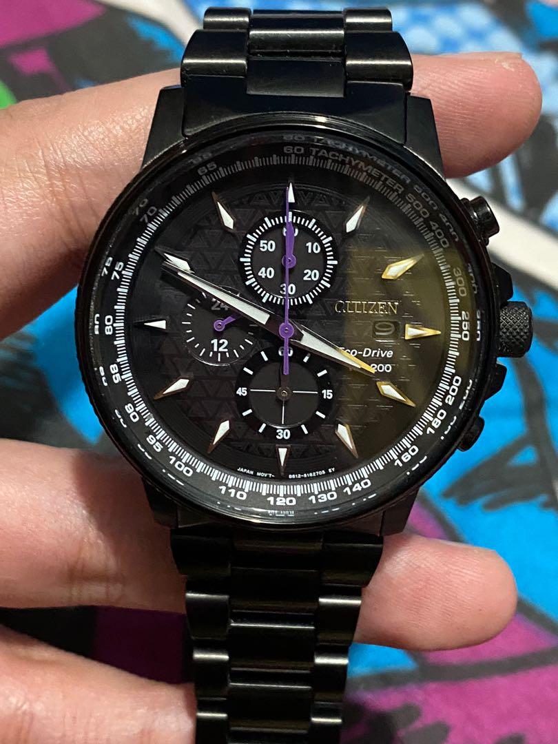 Citizen Marvel Black Panther Limited Edition, Men's Fashion, Watches ...