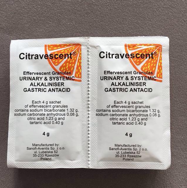 Citravescent Effervescent Granules Sachets, Health & Nutrition, Health ...