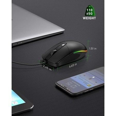 Clearance Sale BNIB Jelly Comb USB Wired Mouse,RGB Optical Silent ...