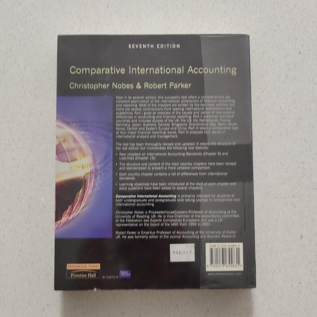 Comparative International Accounting - by Christopher Nobes and Robert ...