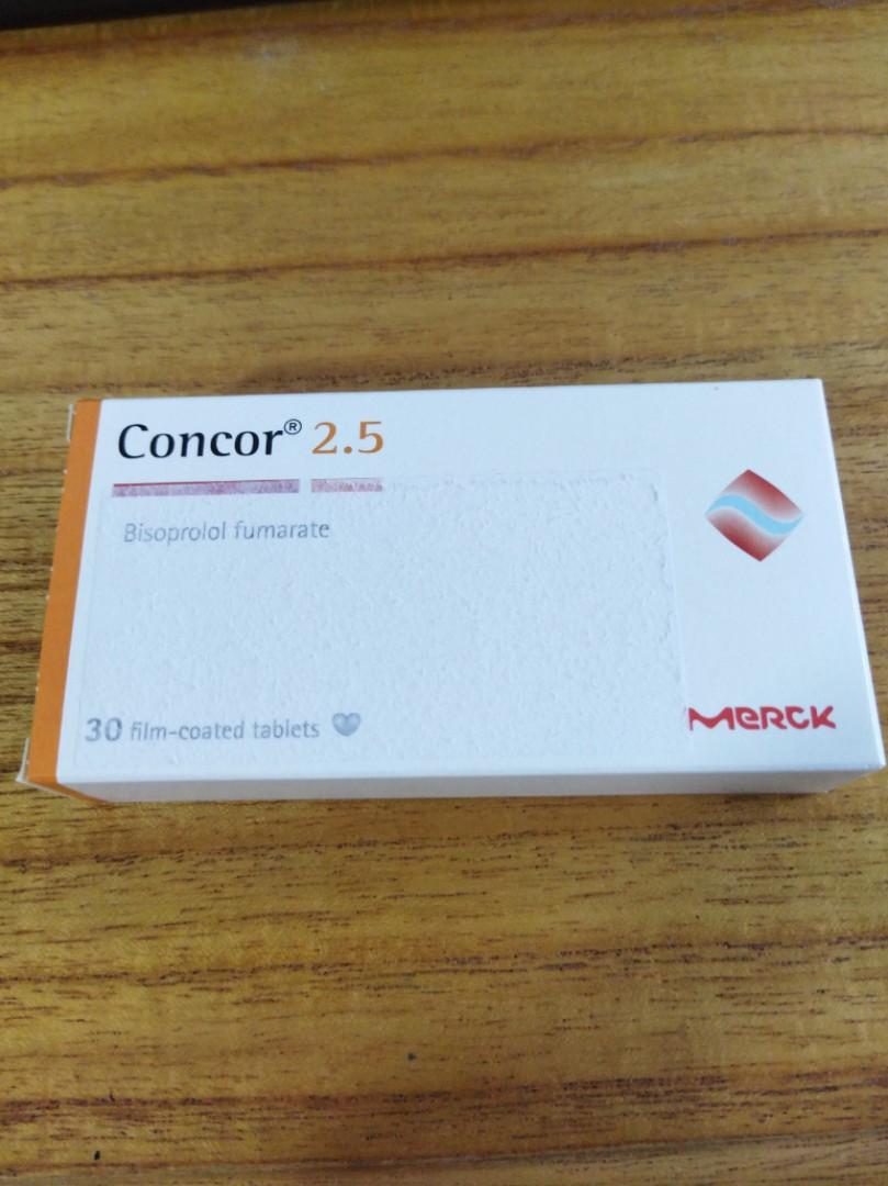 Concor 2.5 mg tablet, Health & Nutrition, Health Supplements, Vitamins ...