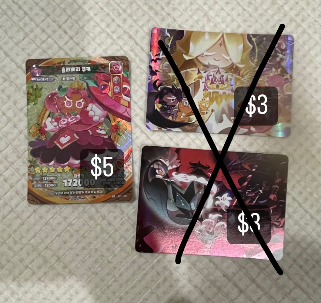 CRK Cookie Run Kingdom Trading Card 2.0, Hobbies & Toys, Toys & Games ...