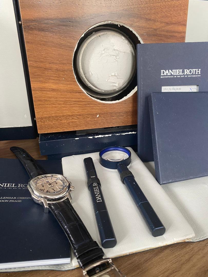 Daniel Roth Perpetual Calendar Chronograph Moonphase in Platinum, 名牌 ...