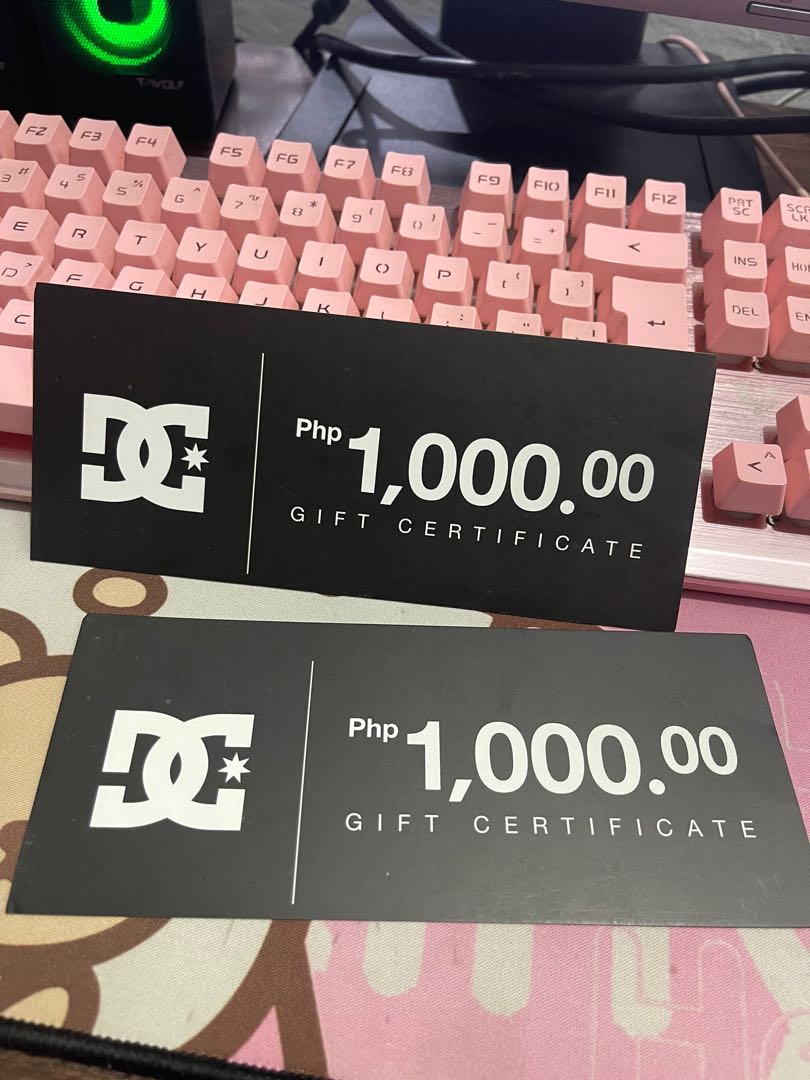 DC gift Certificate, Tickets & Vouchers, Vouchers on Carousell