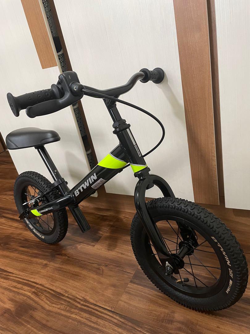 Decathlon runride 900 balance bicycle, black/yellow , 12 inch, Sports ...