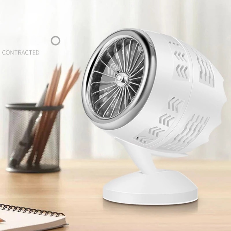 Double Bladed USB Turbo Fan 2 Modes Speed Electric Fan, Computers ...