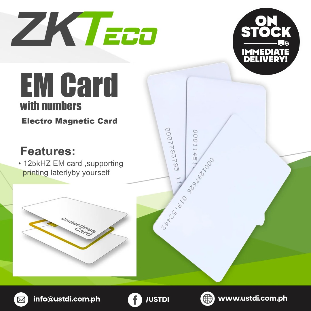 EM Card with numbers, Furniture & Home Living, Security & Locks ...
