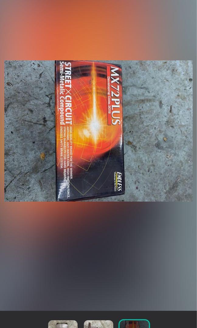 endless mx72 plus racing brake pad, Car Accessories, Accessories on ...