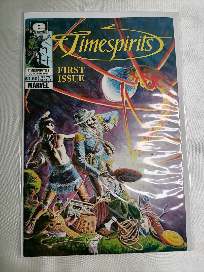 Epic Comics Marvel TIMESPIRITS FIRST ISSUE (Oct 1984), Hobbies & Toys ...