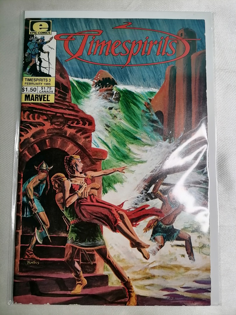 Epic Comics Marvel TIMESPIRITS #3 (Feb 1985), Hobbies & Toys, Books ...