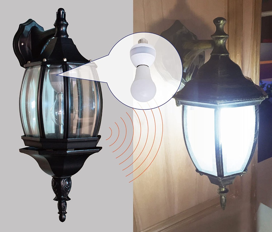 eSenlite Radar Motion Sensor Activated Retrofit Light Sockets ...