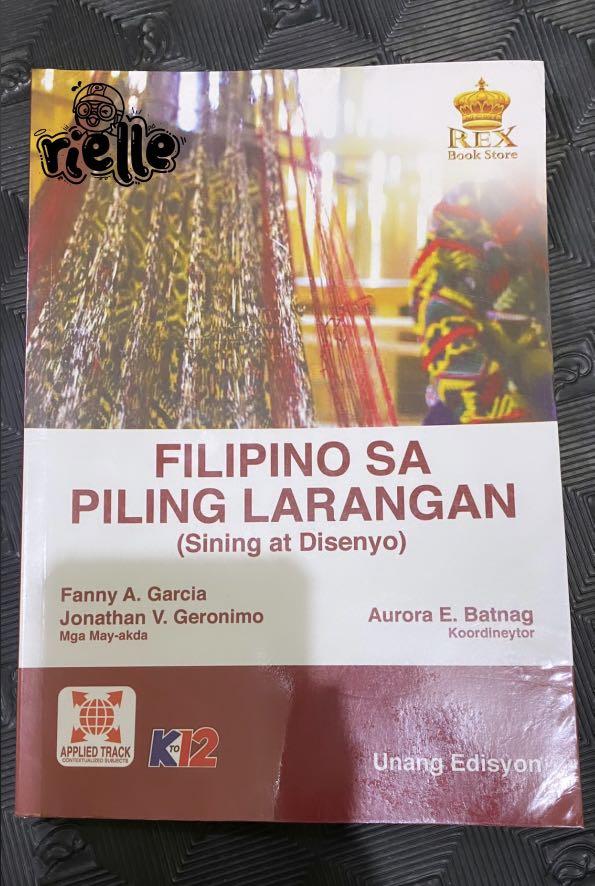 Filipino sa Piling Larangan (Sining at Disenyo), Hobbies & Toys, Books ...