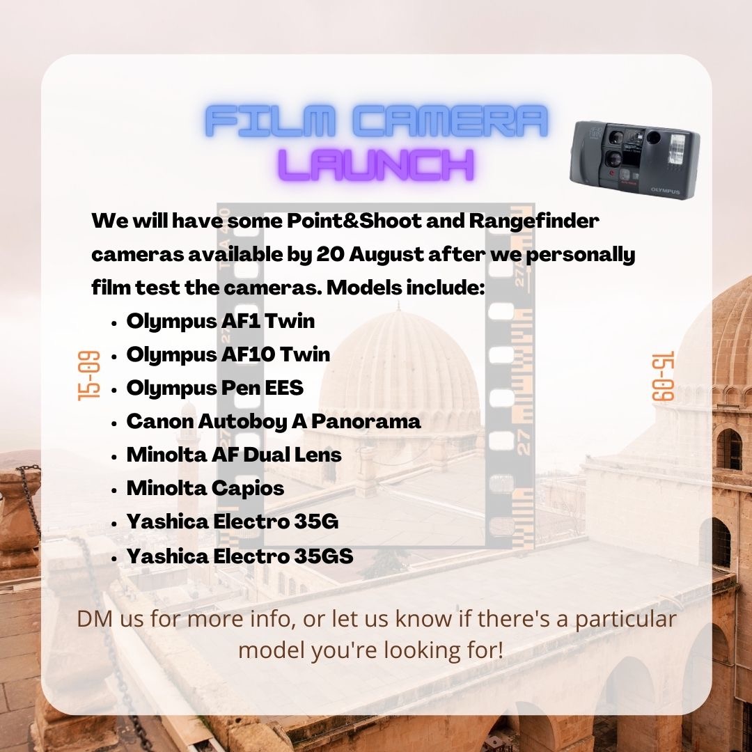 Film Camera Launch, Announcements on Carousell
