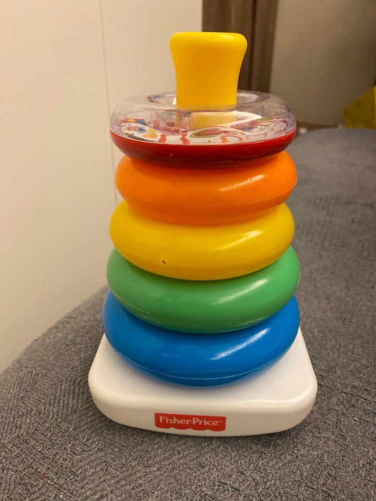 Fisher price stackable classic ring, 兒童＆孕婦用品, 嬰兒玩具 - Carousell