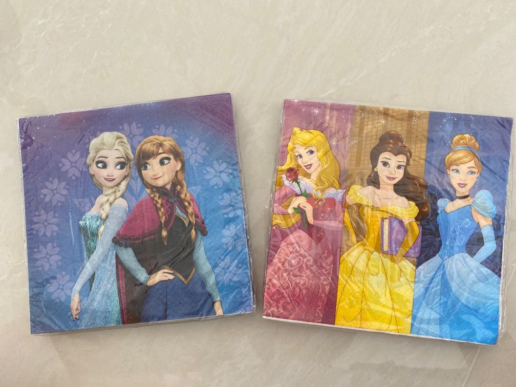 Disney Frozen Magic and Princess Dream Big paper napkins serviettes ...