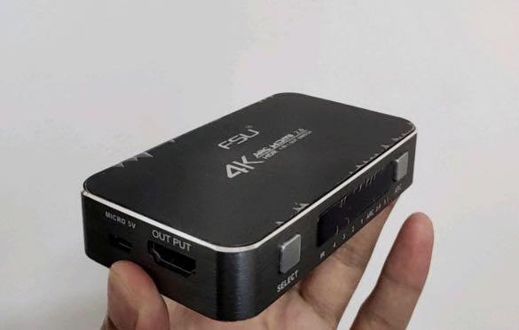 FSU HDMI Switch 4 input 1 output with audio 4K@60Hz, Computers & Tech, Parts & Accessories ...