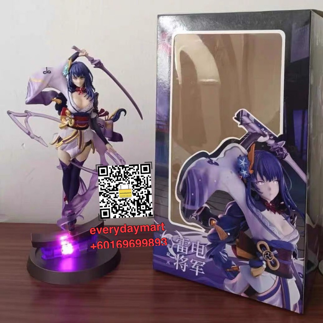 GENSHIN IMPACT💥RAIDEN SHOGUN 25cm💥ACTION FIGURE TOYS STATUES🔥原神雷电将军🔥 ...