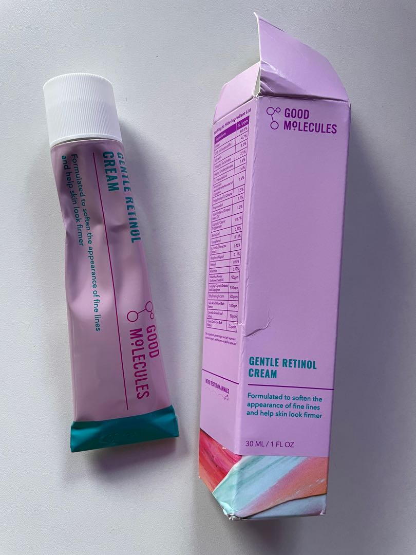 Good Molecules Retinol (deformed box and packaging), Beauty & Personal ...