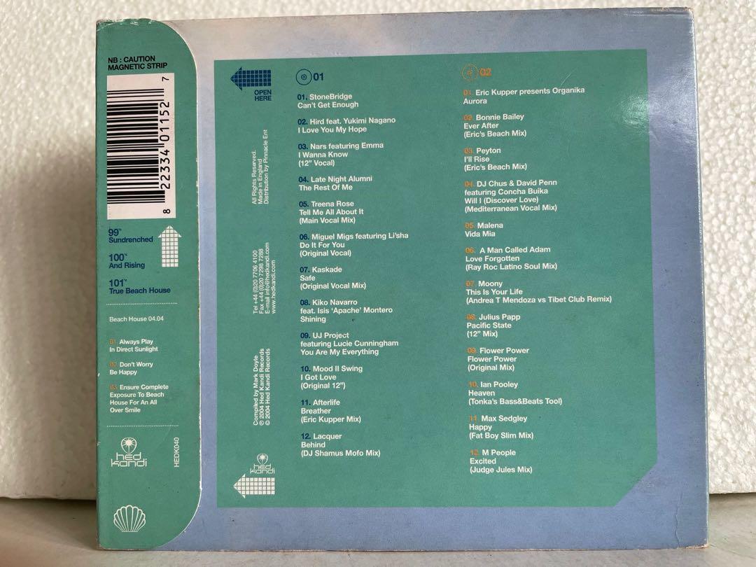 Hed Kandi Beach House 04.04 2-CD, Hobbies & Toys, Music & Media, CDs & DVDs on Carousell