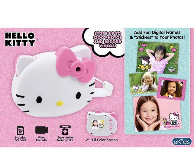Hello Kitty Kids Camera with SD Card, Digital Camera for Kids with ...