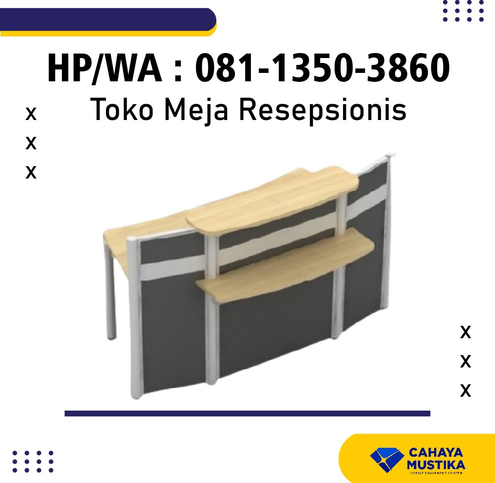 HP/WA : 081-1350-3860 - Toko Meja Resepsionis Kantor Minimalis Modern ...