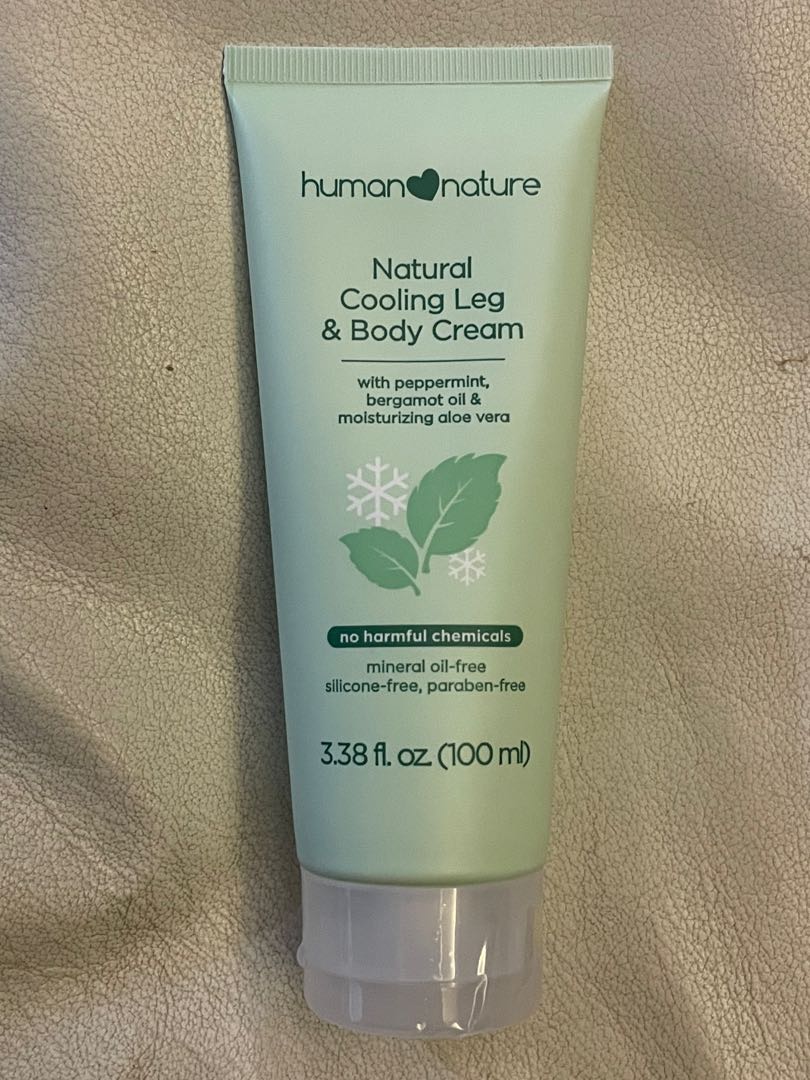 Human Nature Natural Cooling Leg & Body Cream 100ml, Beauty & Personal ...