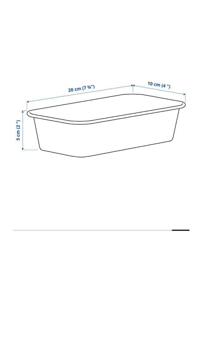 IKEA KVISSLE Letter tray (white) + 5 NOJIG Organisers (plastic/beige ...
