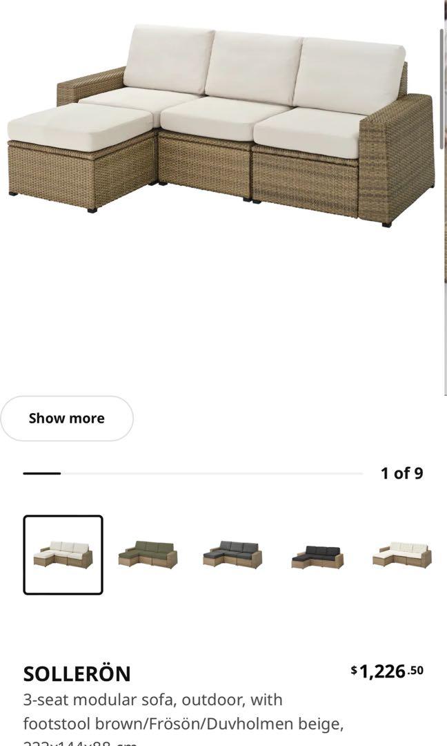 IKEA solleron outdoor set, Furniture & Home Living, Outdoor Furniture ...