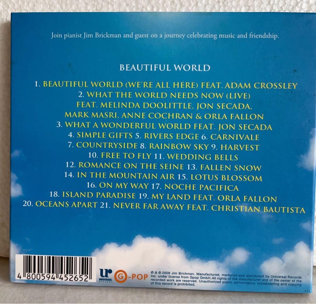 Jim Brickman - Beautiful World CD, Hobbies & Toys, Music & Media, CDs ...