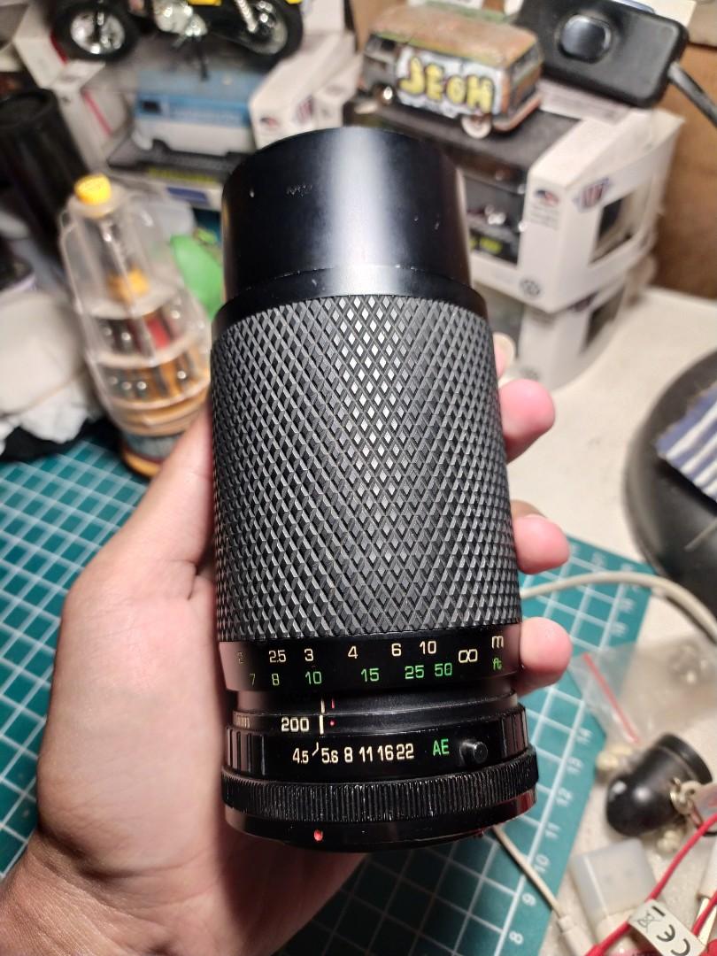 Lensa Tele Manual Canon 75-200mm, Fotografi di Carousell