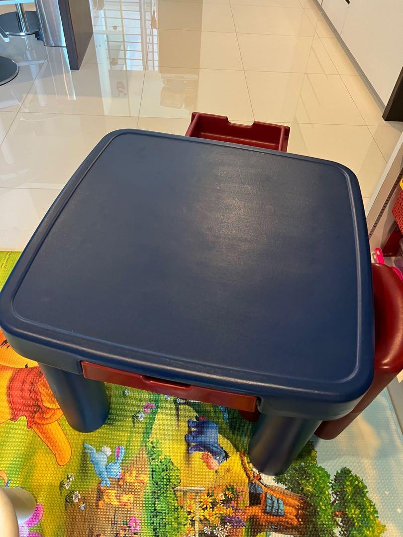 Little Tikes Square play table with 4 chairs, Babies & Kids, Baby ...
