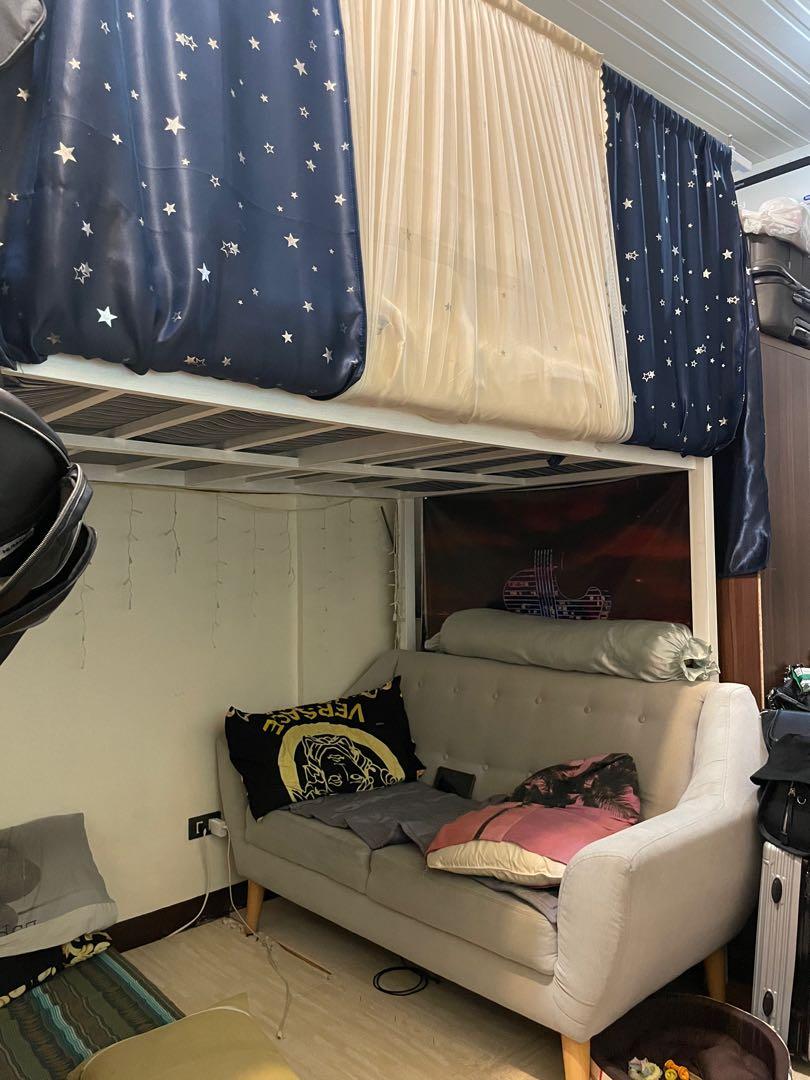 Loft type bed, Furniture & Home Living, Furniture, Bed Frames ...