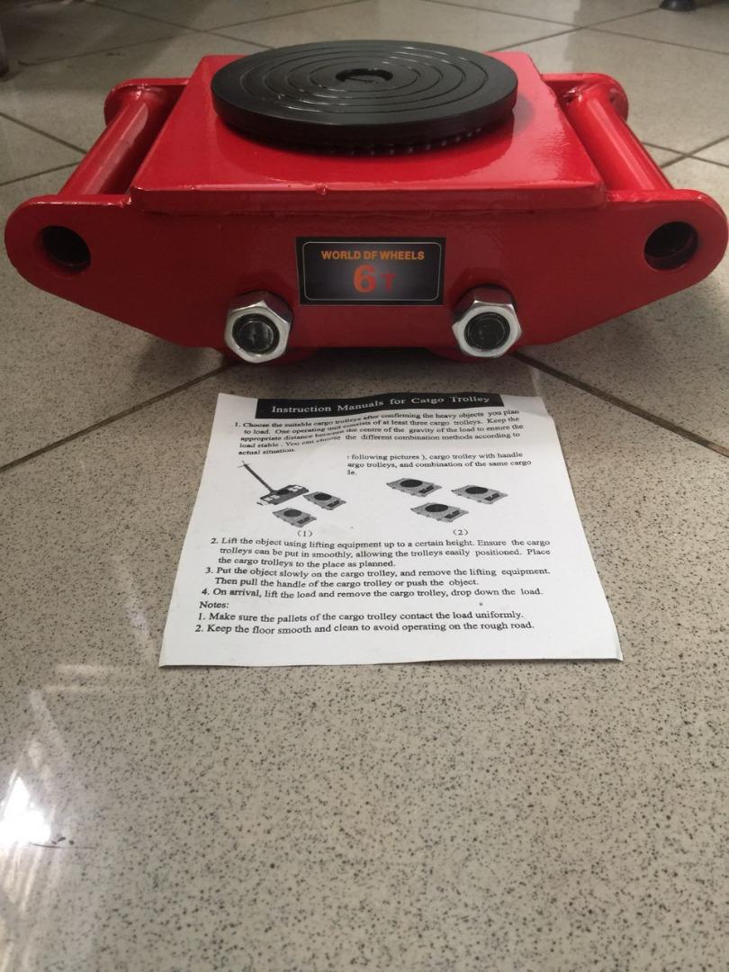 machine skid cargo trolley turntable, Commercial & Industrial ...