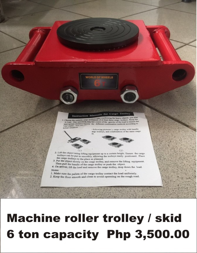 machine skid cargo trolley turntable, Commercial & Industrial ...