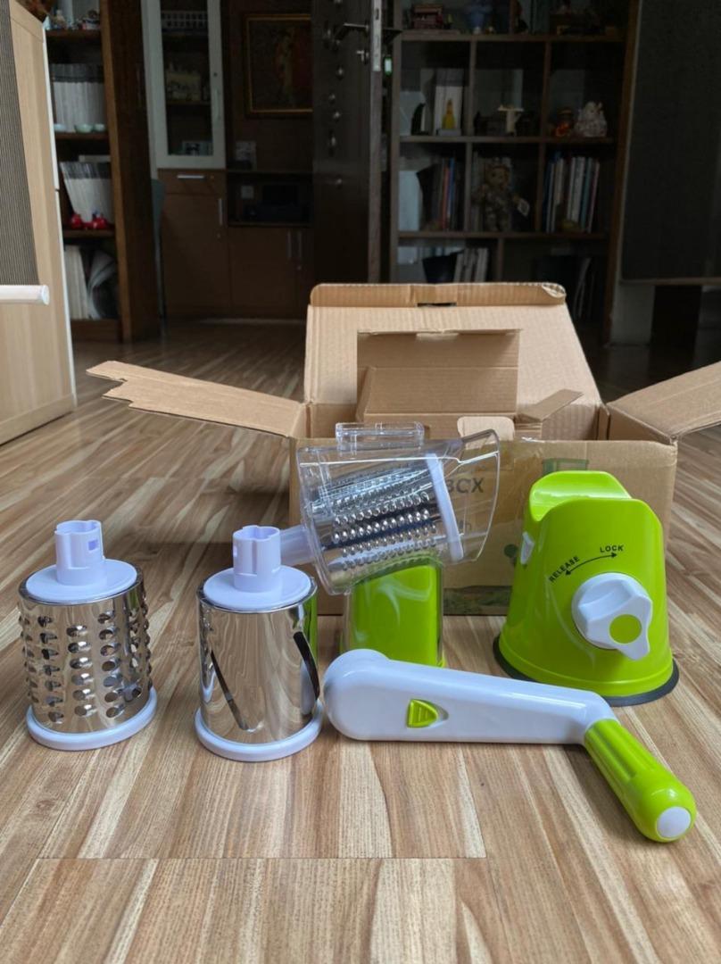 Manual Tumbling Box Shredder Penggiling sayur all in one, Kitchen ...