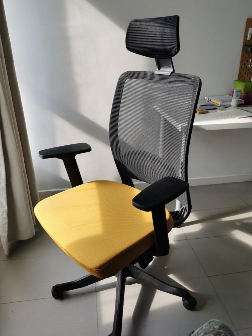 Merryfair Anggun Office Chair, Furniture & Home Living, Furniture ...