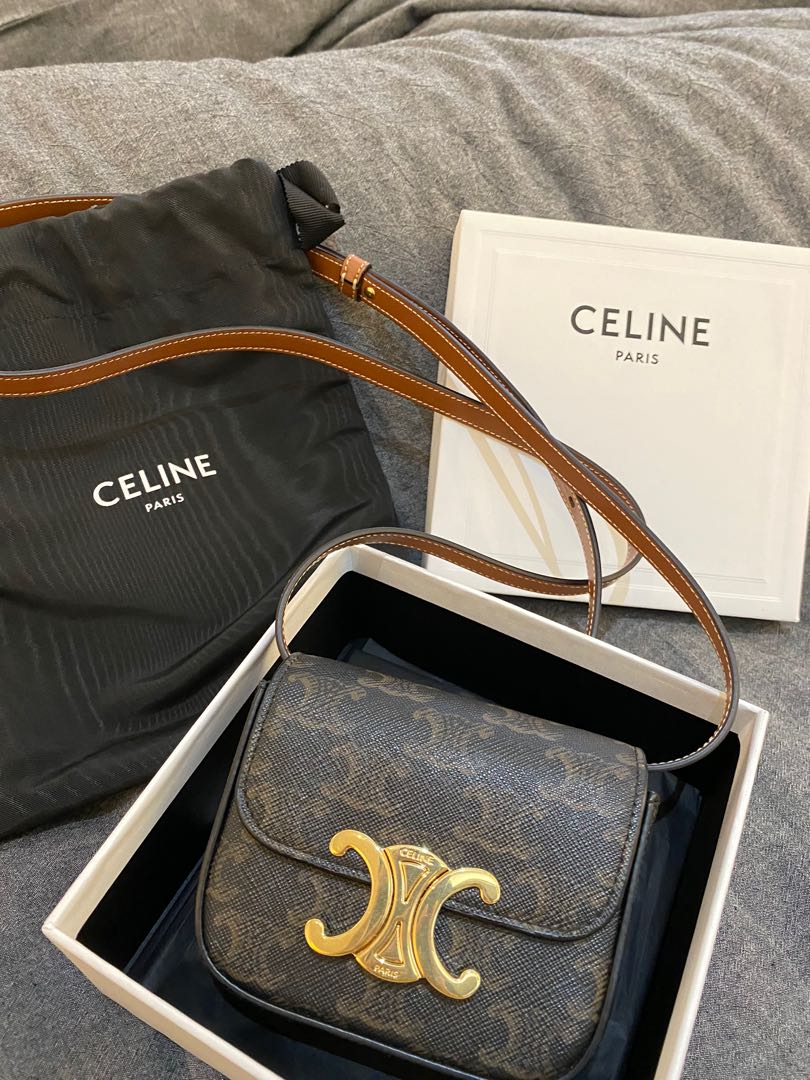 MINI TRIOMPHE IN TRIOMPHE CANVAS, Luxury, Bags & Wallets on Carousell