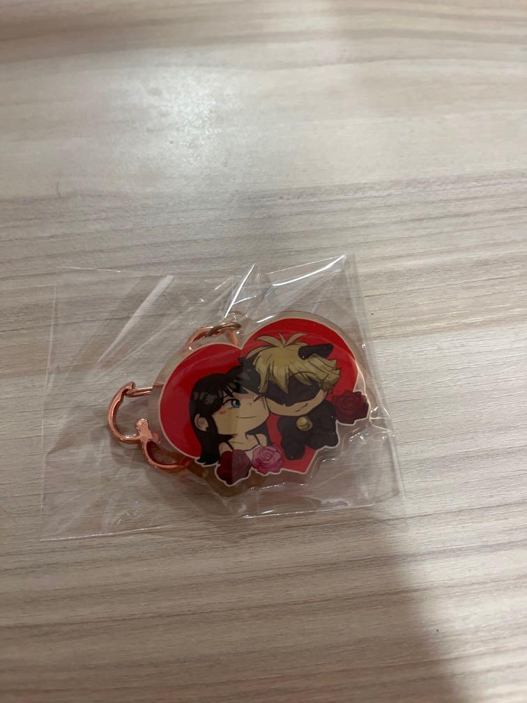 Miraculous Ladybug Marichat Keychain, Hobbies & Toys, Memorabilia ...