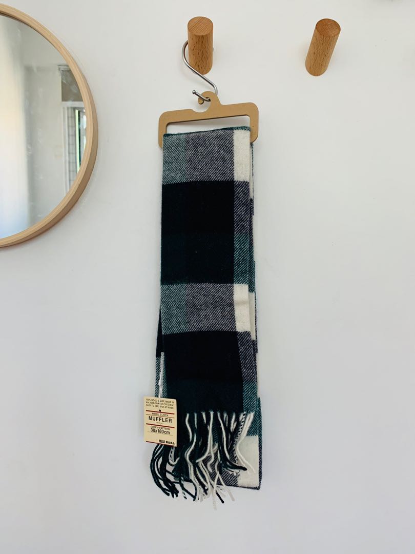 Muji Wool Scarf Muffler BNWT, Women's Fashion, Coats, Jackets and ...