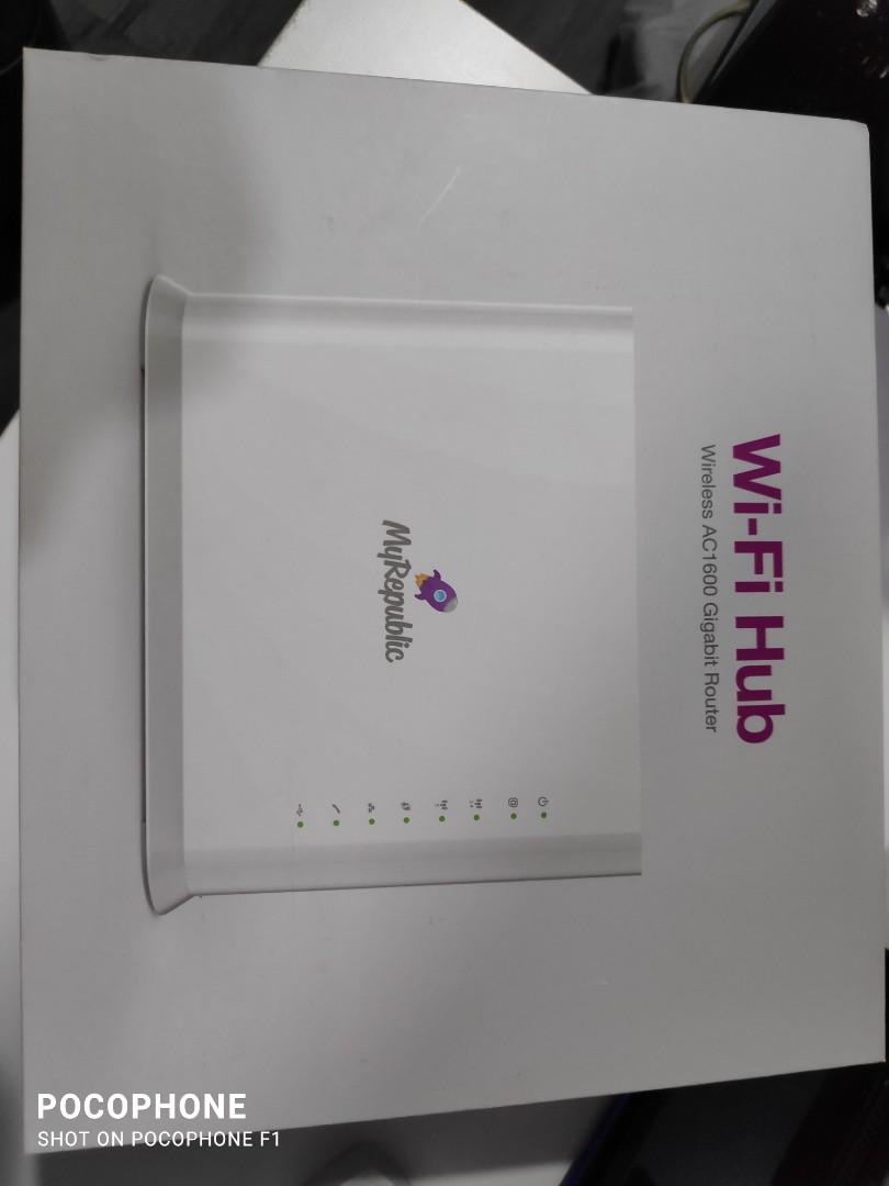 Myrepublic Wireless router AC1600, Computers & Tech, Parts ...