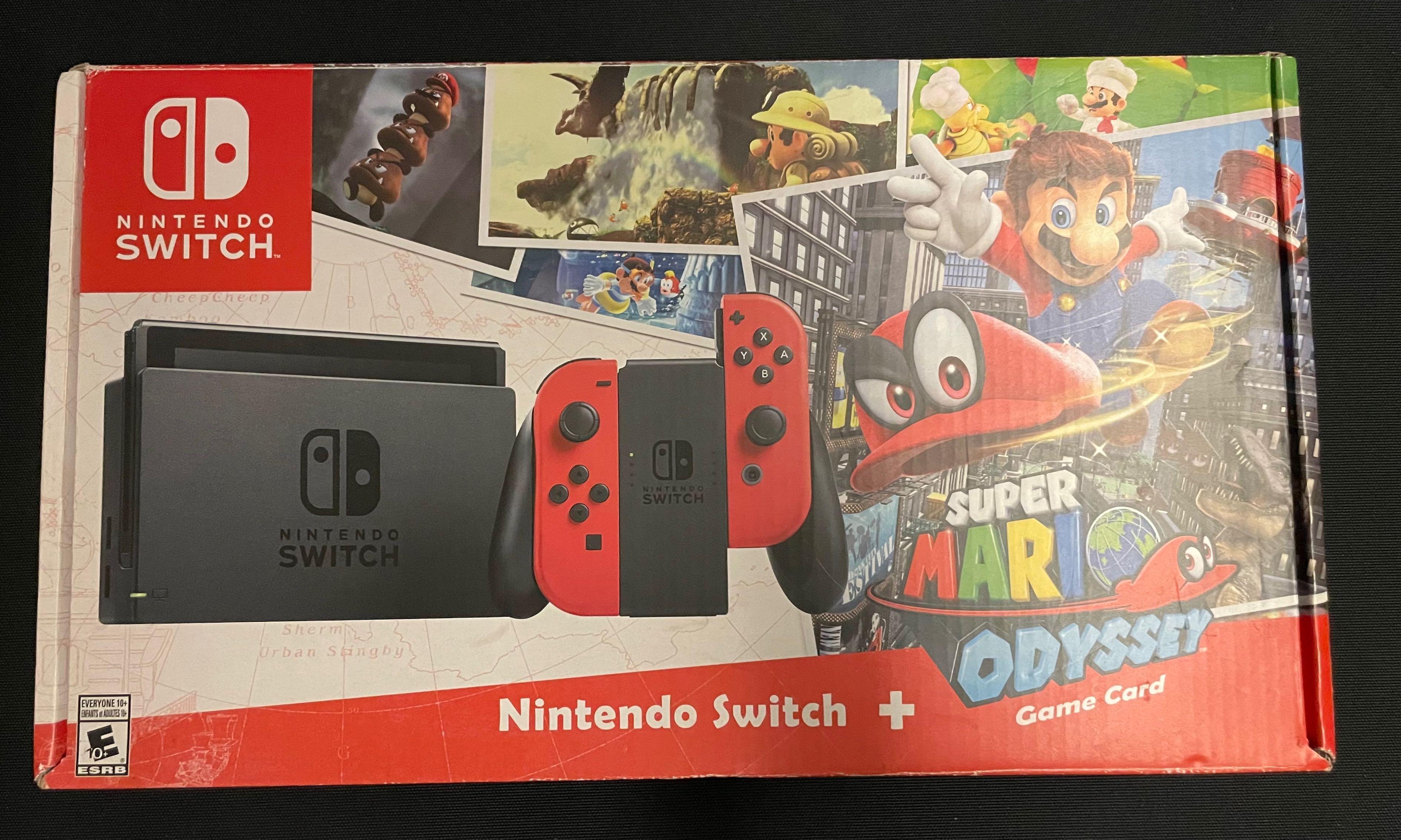 Nintendo Switch Super Mario Odyssey Edition, Video Gaming, Video Game ...