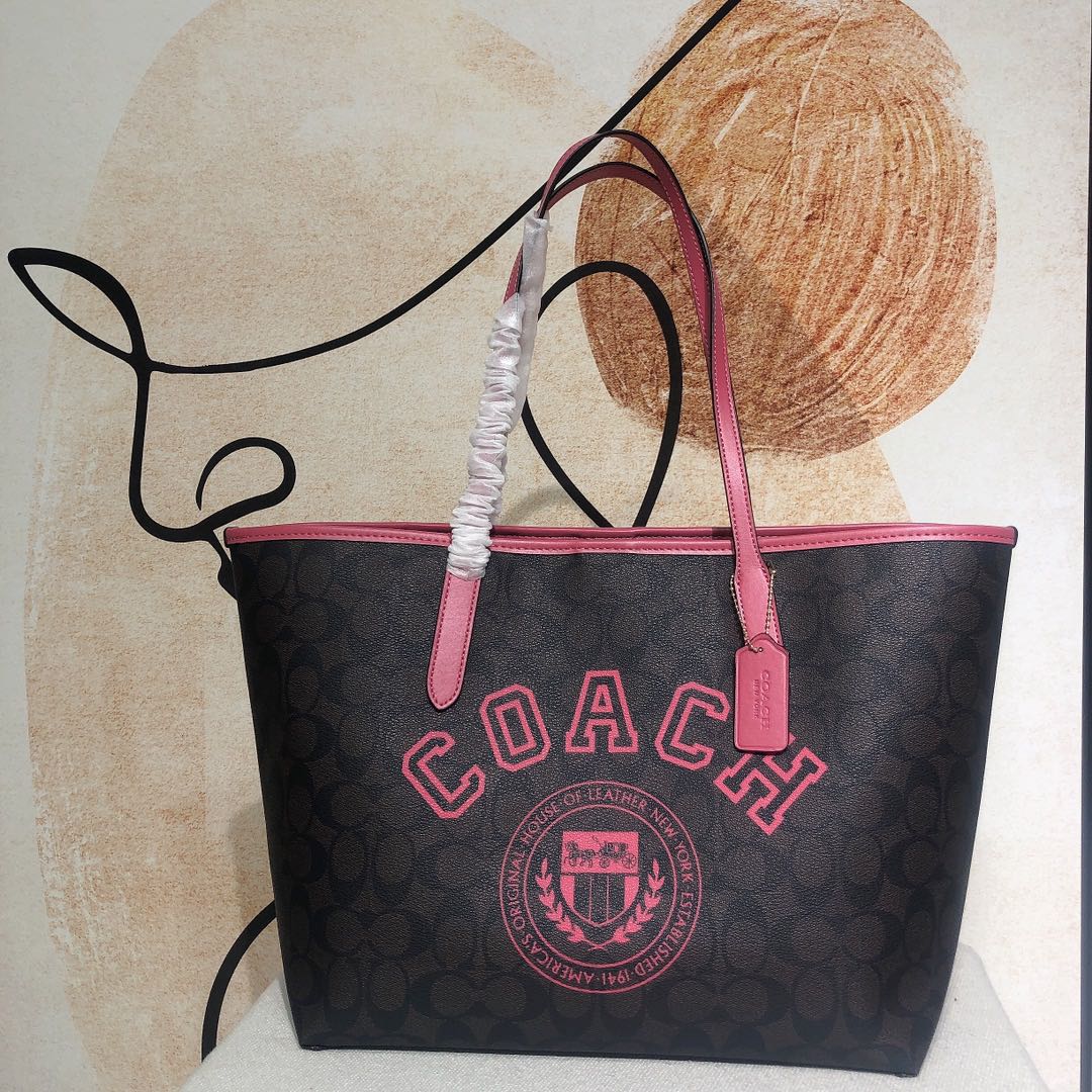 Original coach totes CB869, Luxury, Bags & Wallets on Carousell
