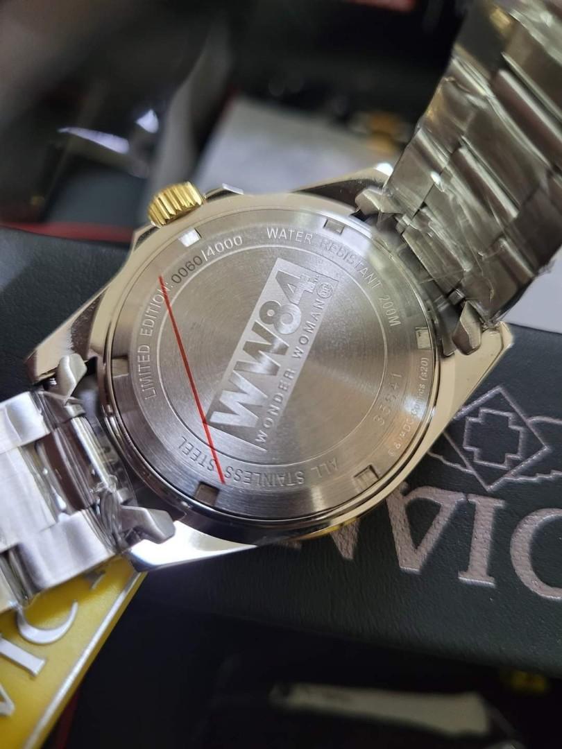 Original Invicta Wonder Woman Silver Watch - FREE SHIPPING - LAYAWAY ...
