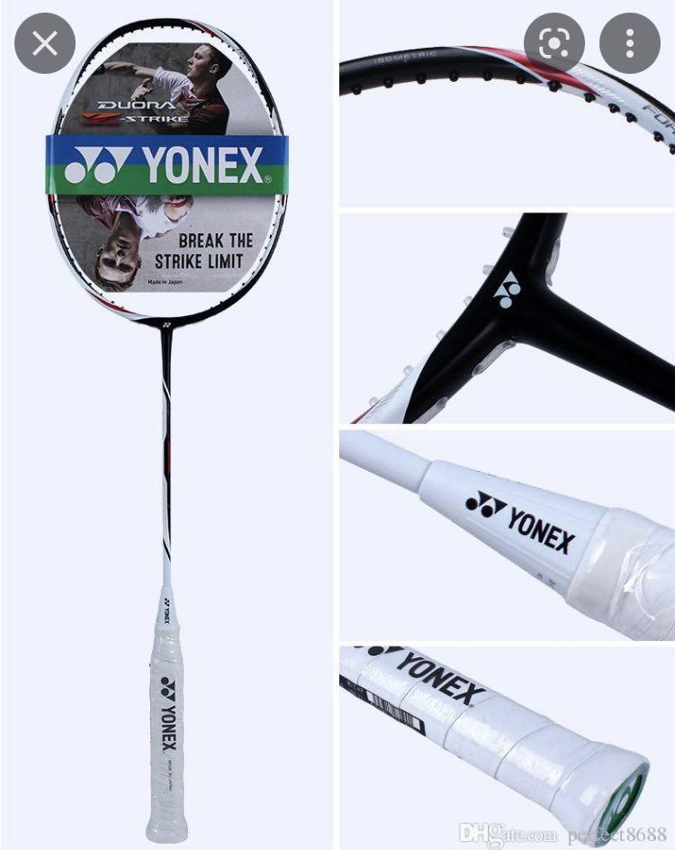 ORIGINAL Yonex Duora Z Strike, Sports Equipment, Sports & Games, Racket & Ball Sports on Carousell